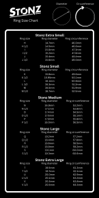 Find Your Ring Size – Stonz Diamonds